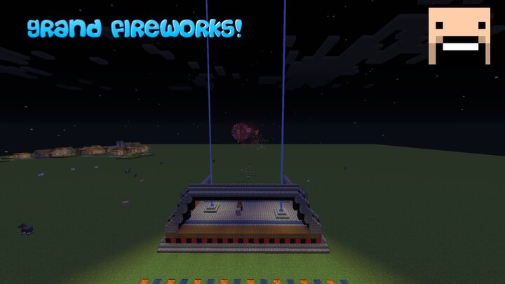 Grand Minecraft Firework SHOW! Minecraft Map