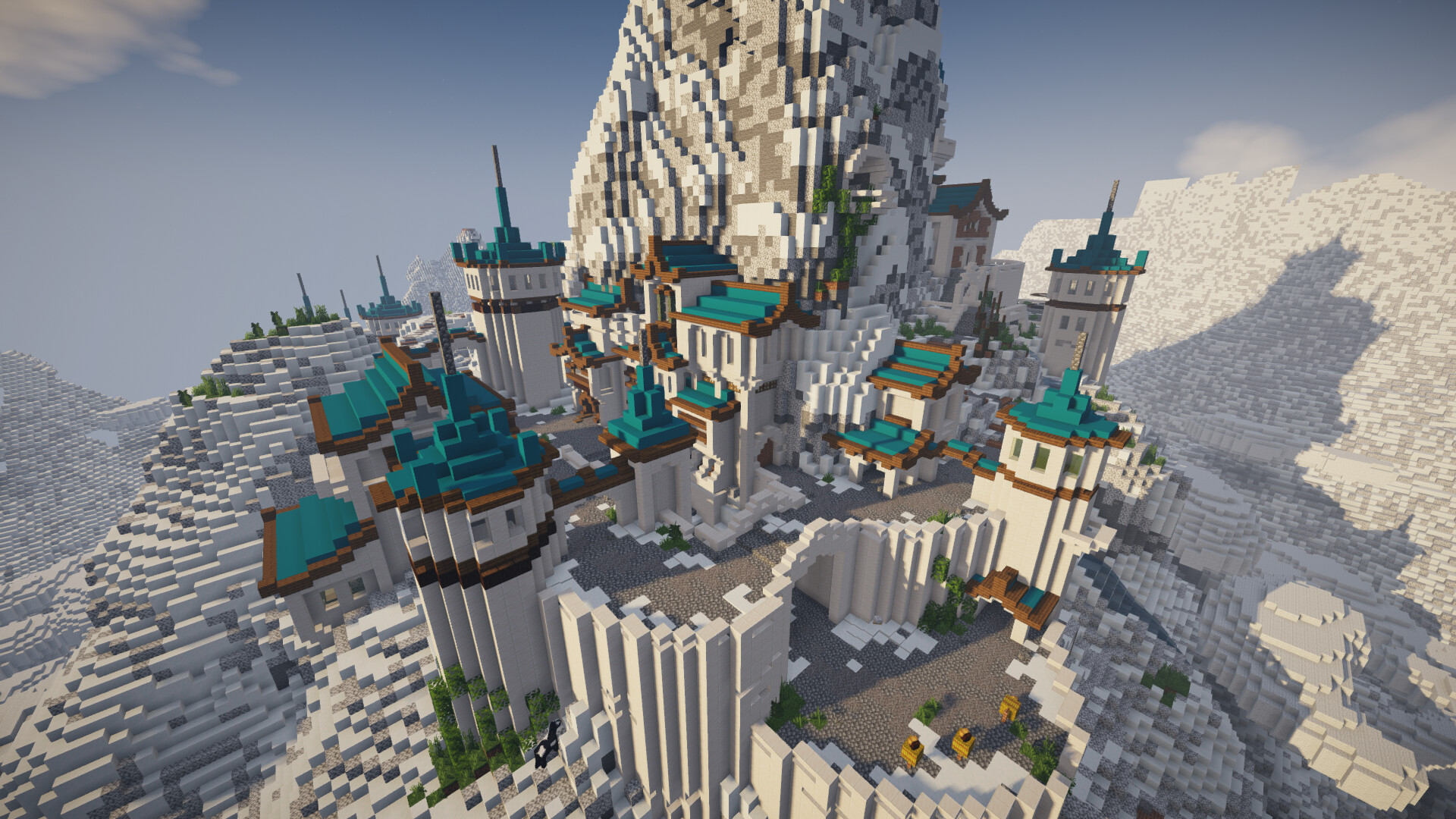 Southern Air temples Minecraft Map