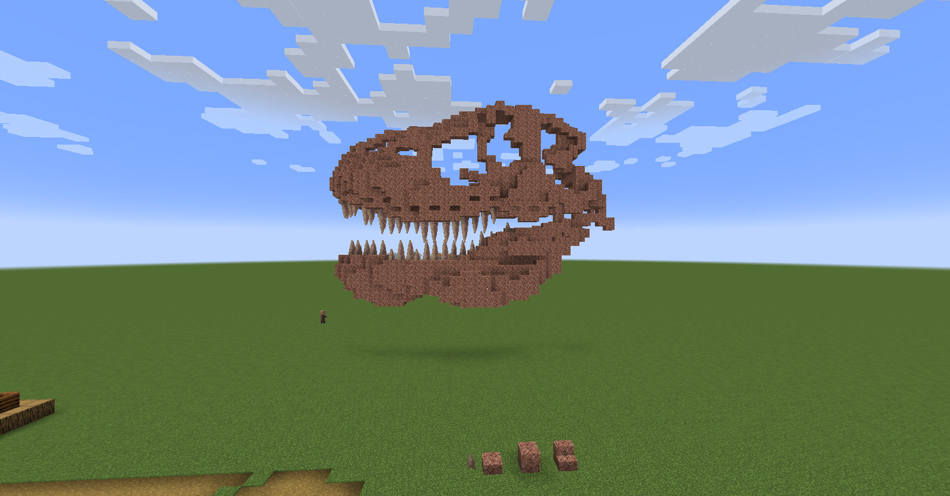 Minecraft T-Rex Skull Minecraft Map
