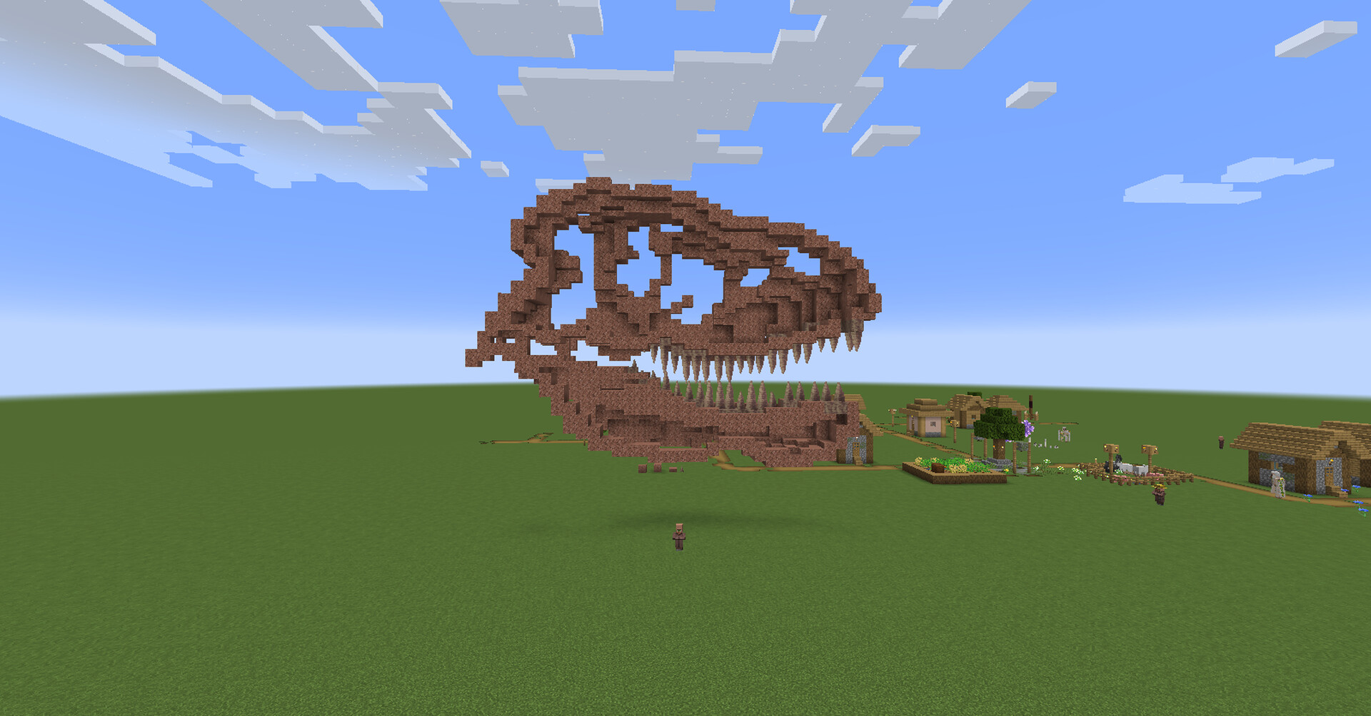 Minecraft T-Rex Skull Minecraft Map