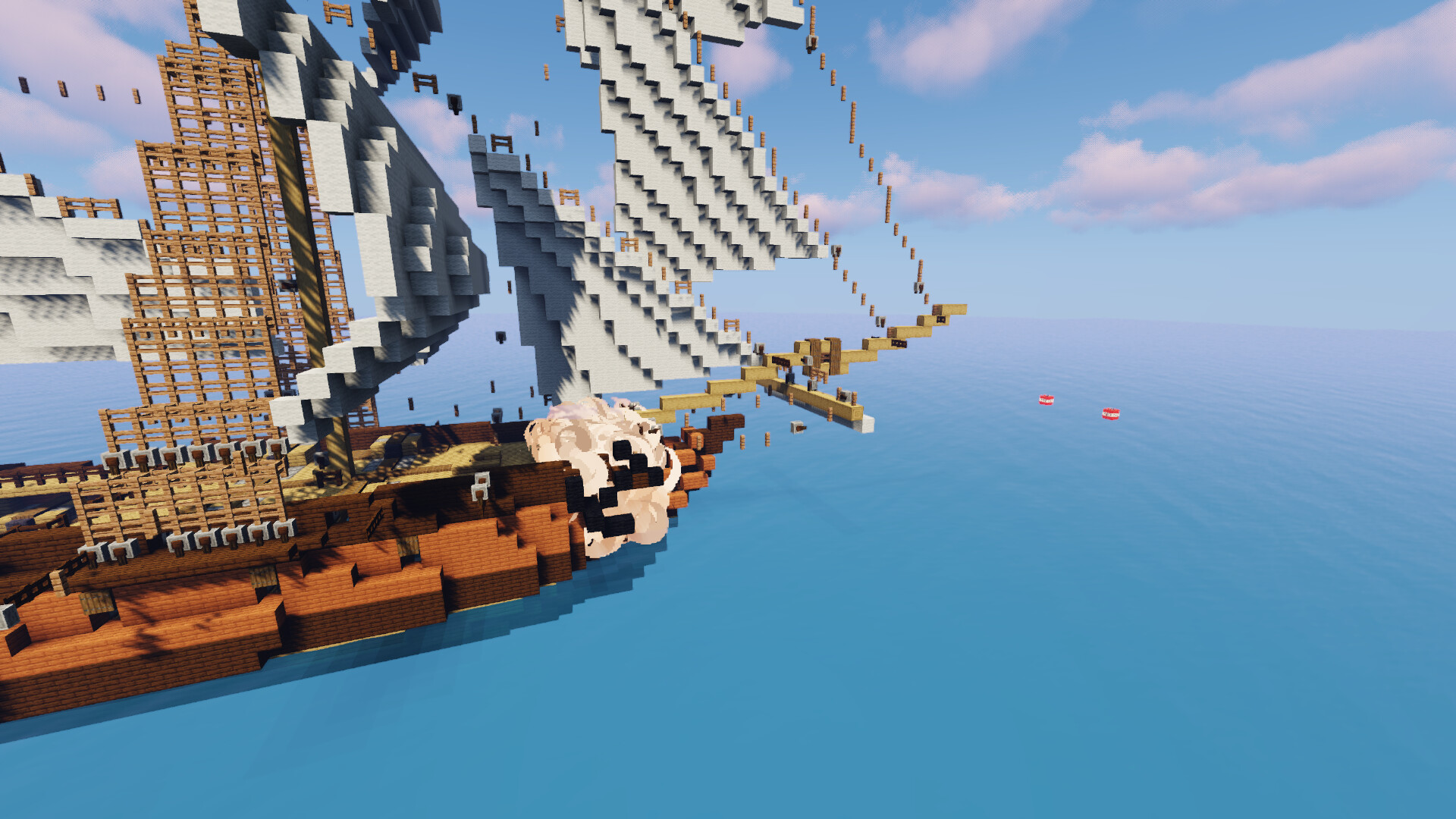 Super- heavy frigate , Mare Rosa Minecraft Map
