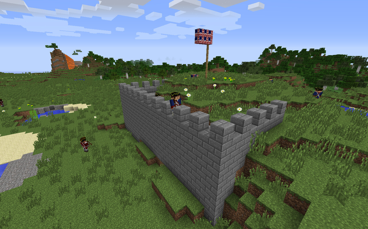 american revolution mod battle Minecraft Map