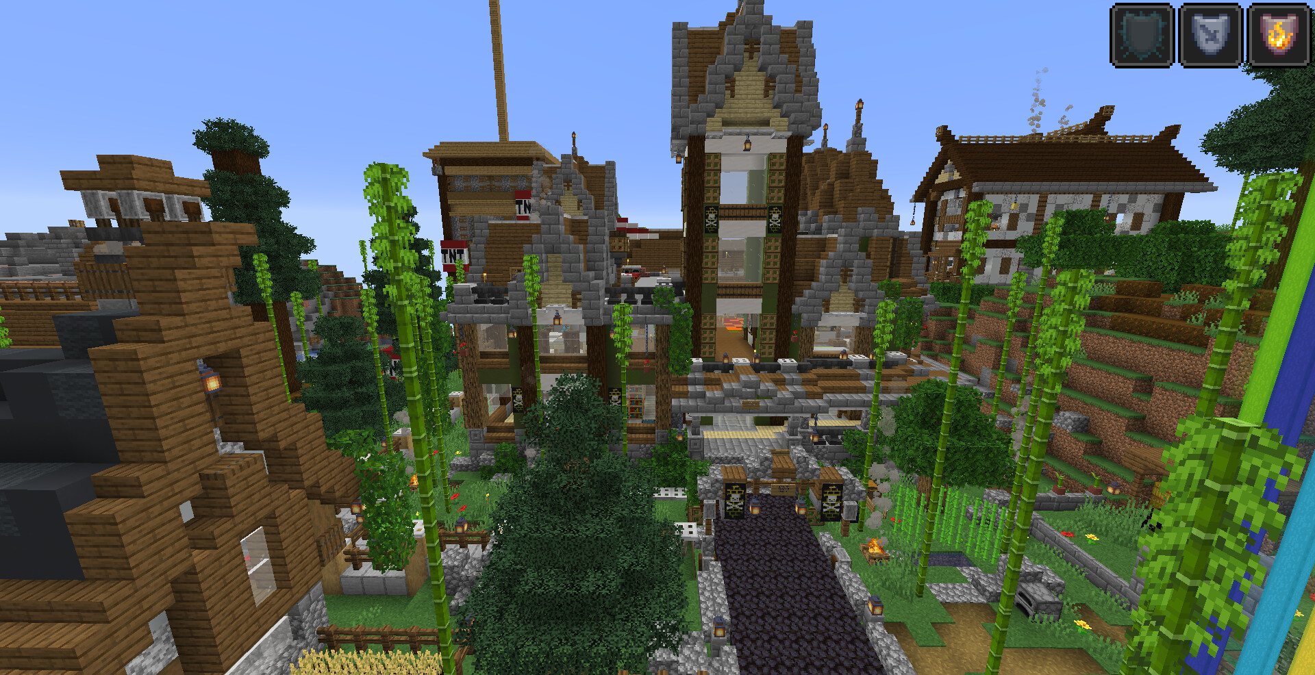 Medieval town Minecraft Map