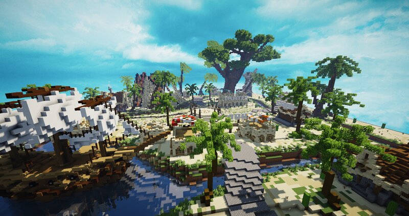 HCF Spawn - Summer Theme Minecraft Map