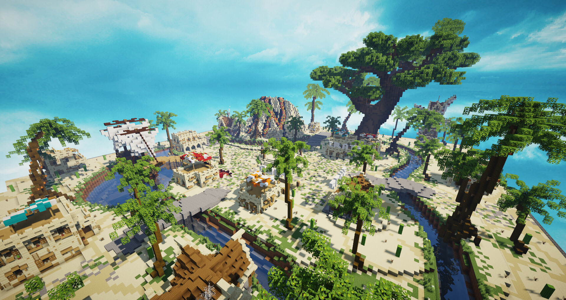 HCF Spawn - Summer Theme Minecraft Map