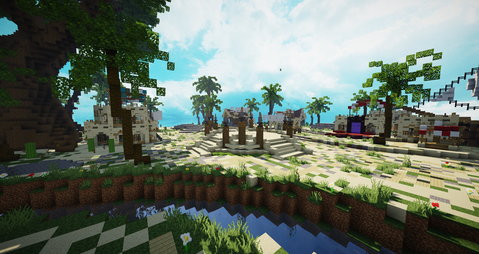 HCF Spawn - Summer Theme Minecraft Map
