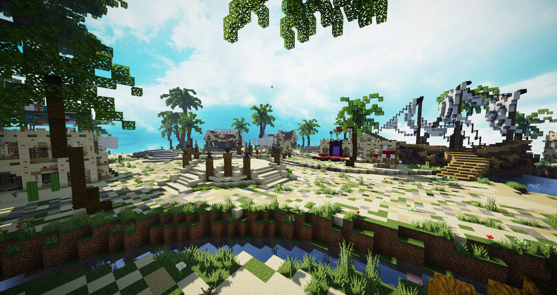 HCF Spawn - Summer Theme Minecraft Map