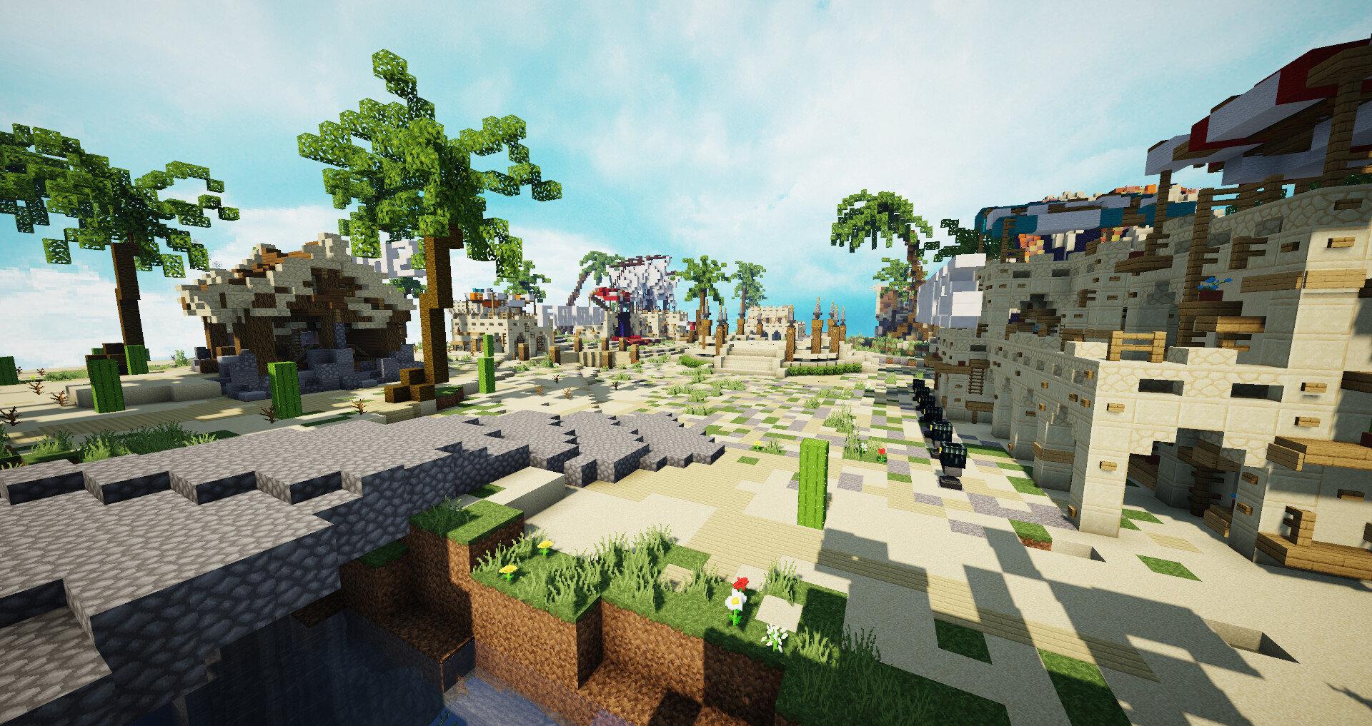 HCF Spawn - Summer Theme Minecraft Map