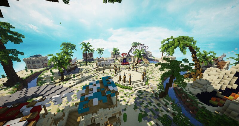 HCF Spawn - Summer Theme Minecraft Map
