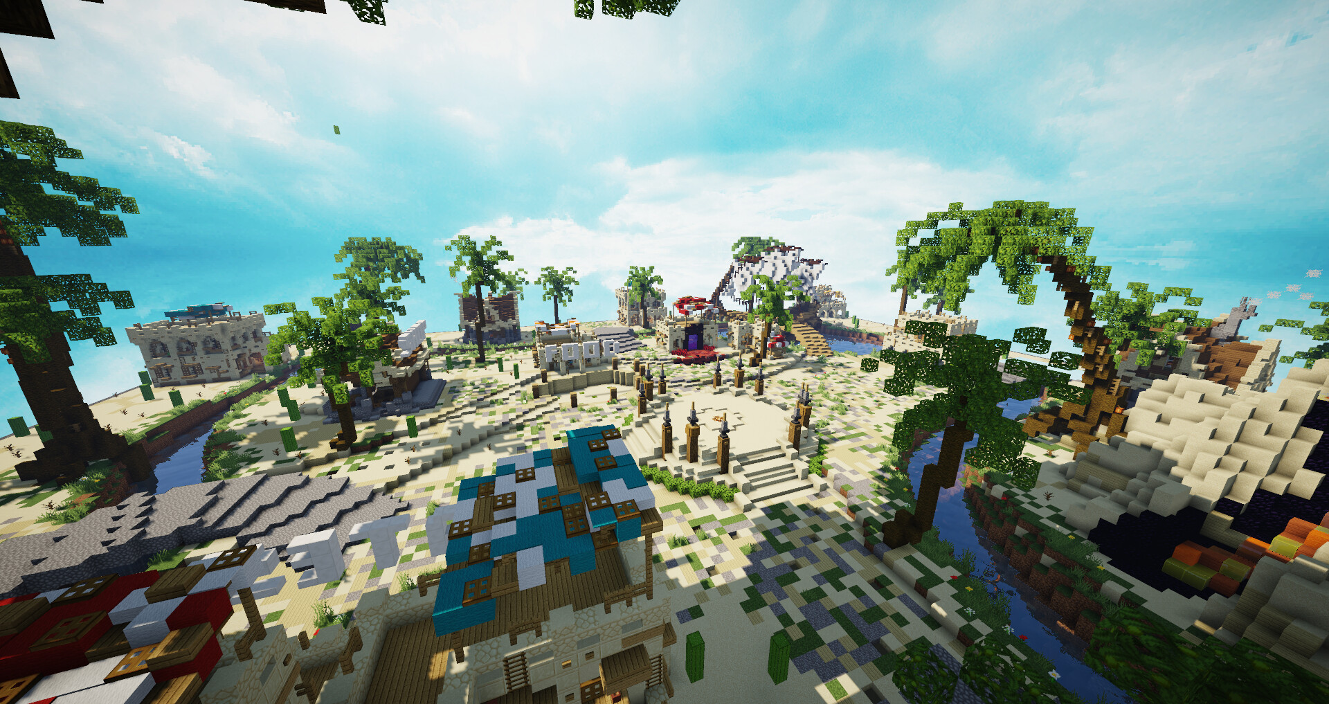 HCF Spawn - Summer Theme Minecraft Map