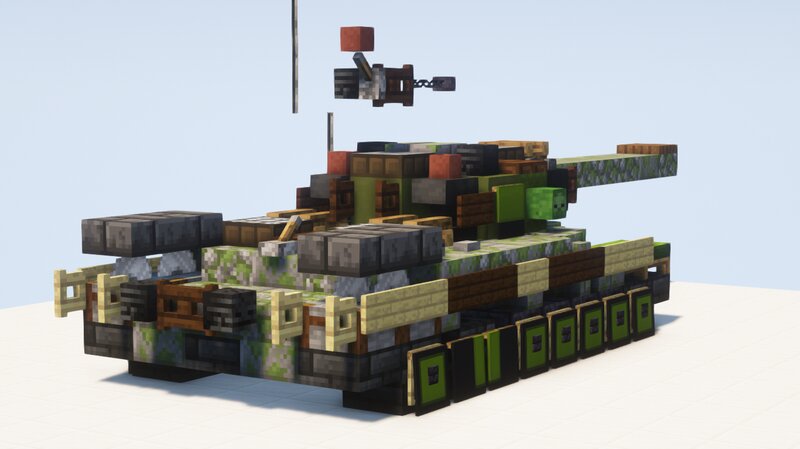 IS-4 heavy tank (Object 701) - 1.5:1 scale Minecraft Map