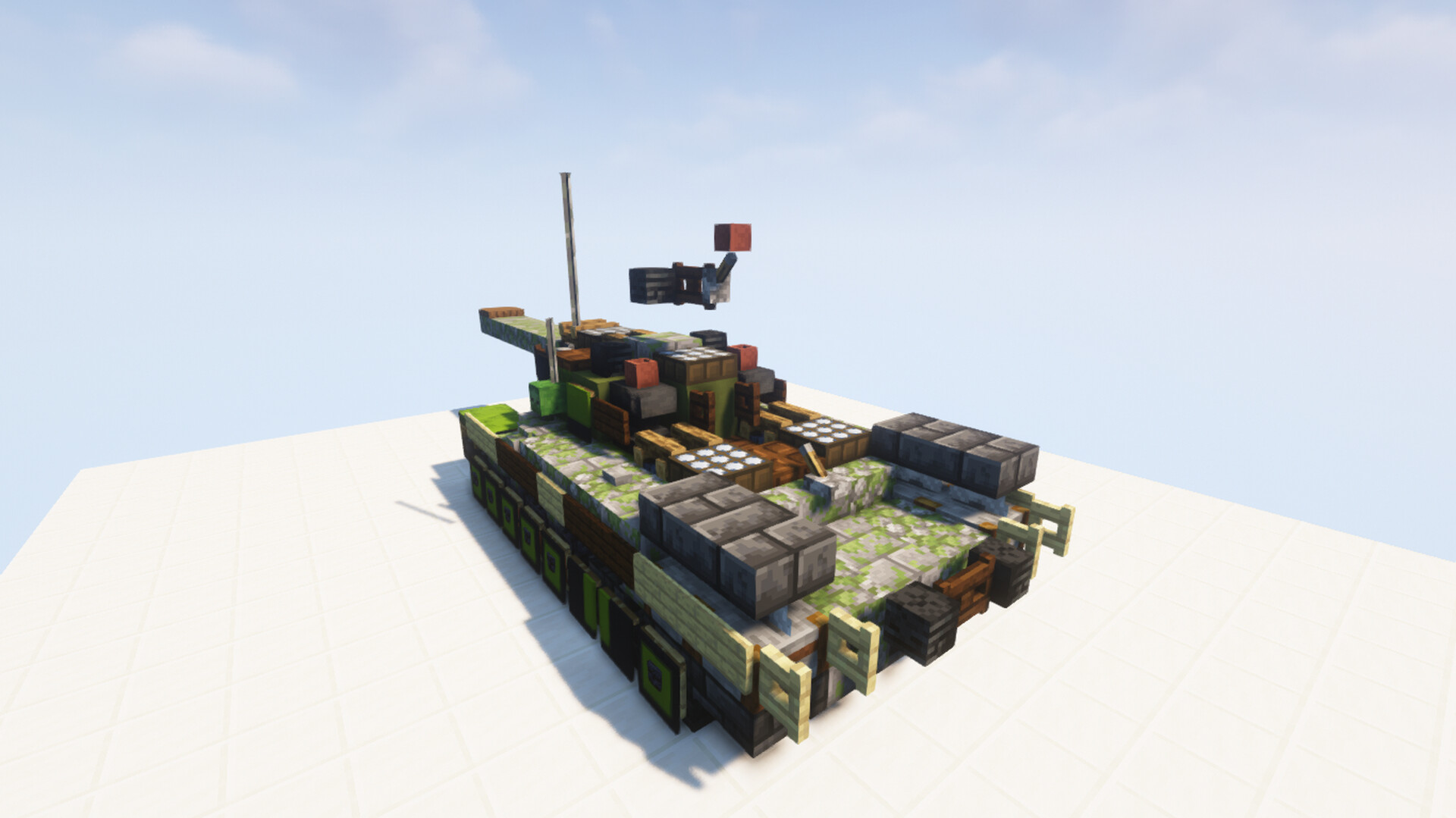 IS-4 heavy tank (Object 701) - 1.5:1 scale Minecraft Map