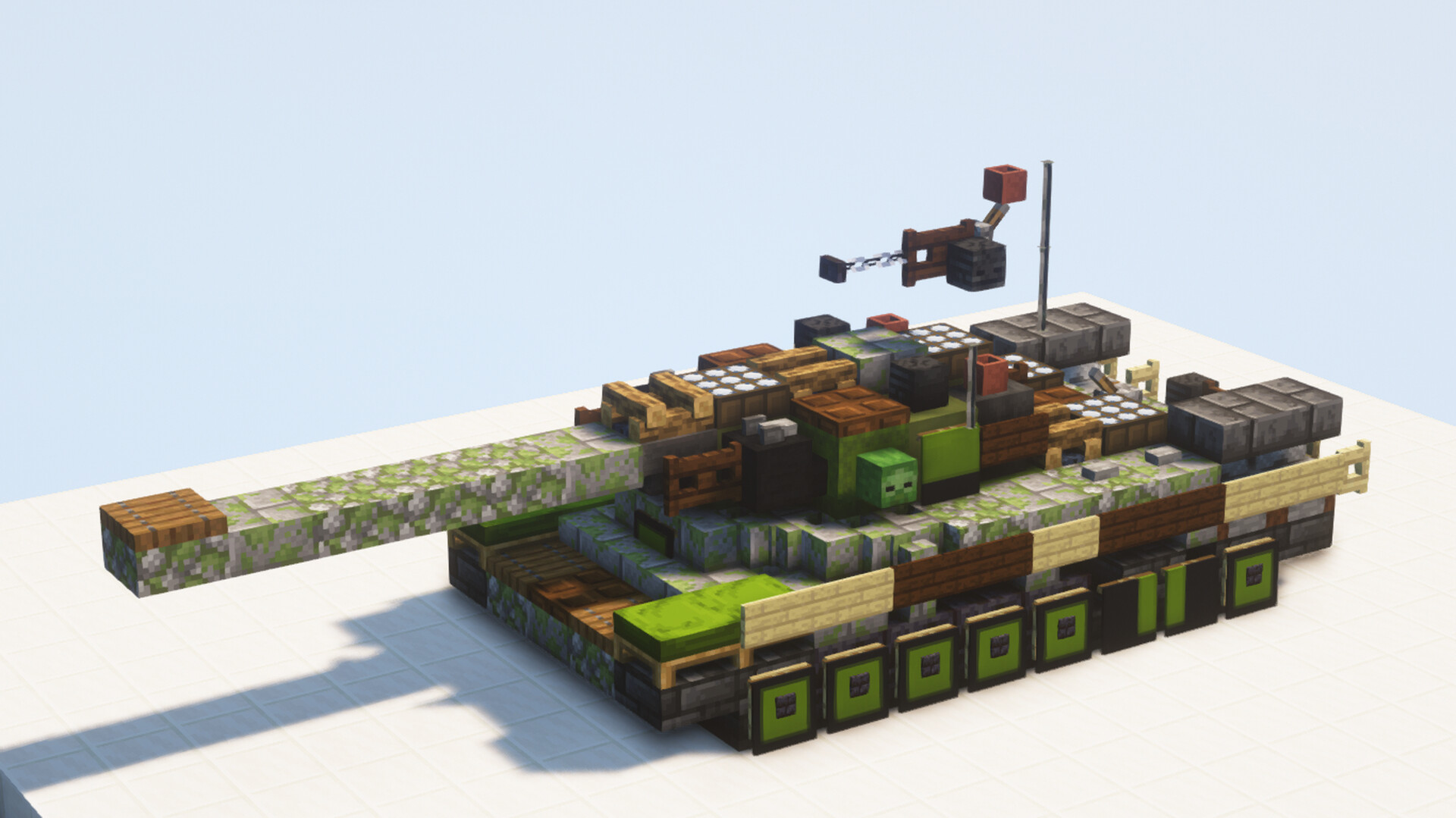 IS-4 heavy tank (Object 701) - 1.5:1 scale Minecraft Map