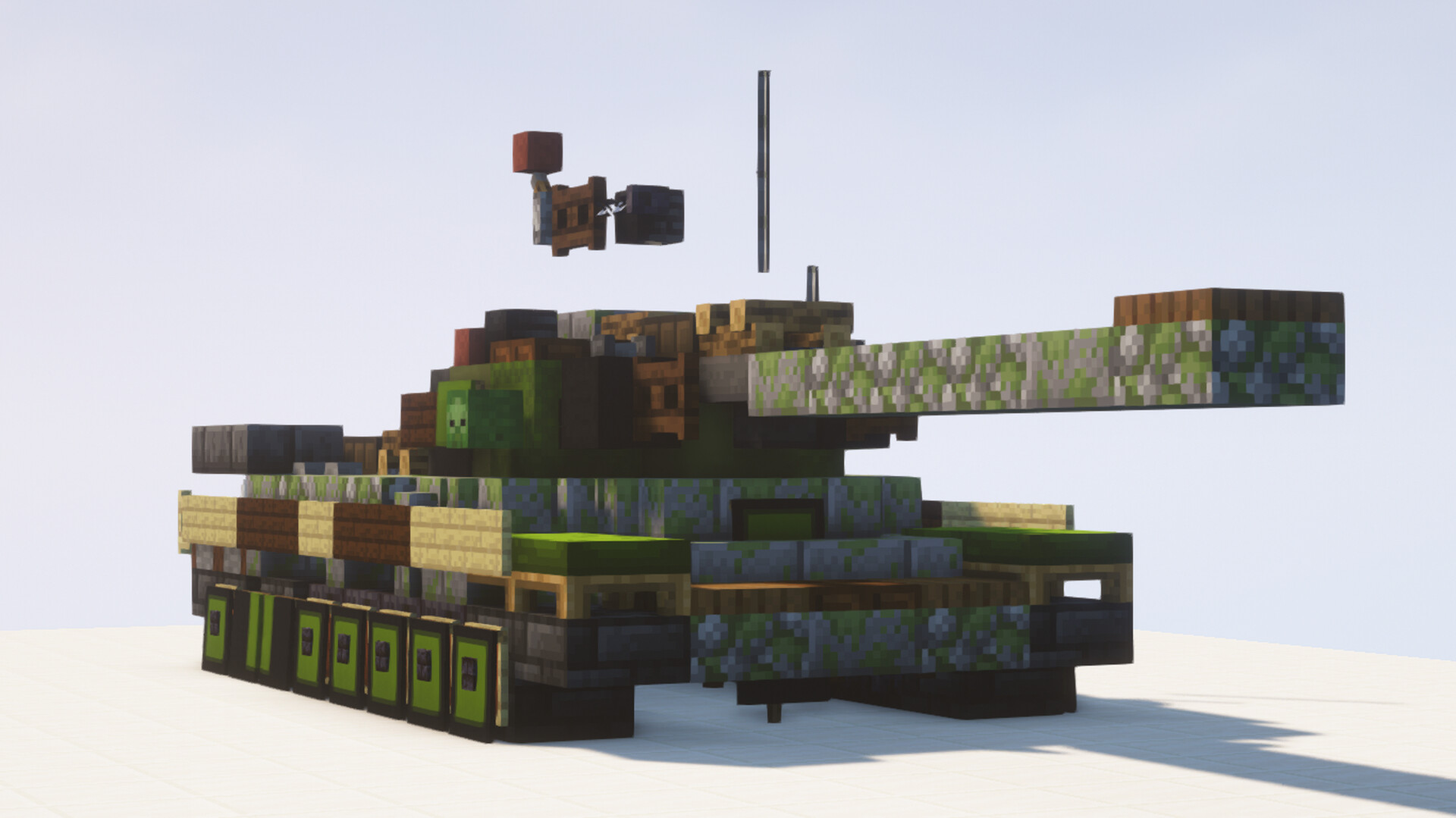 IS-4 heavy tank (Object 701) - 1.5:1 scale Minecraft Map
