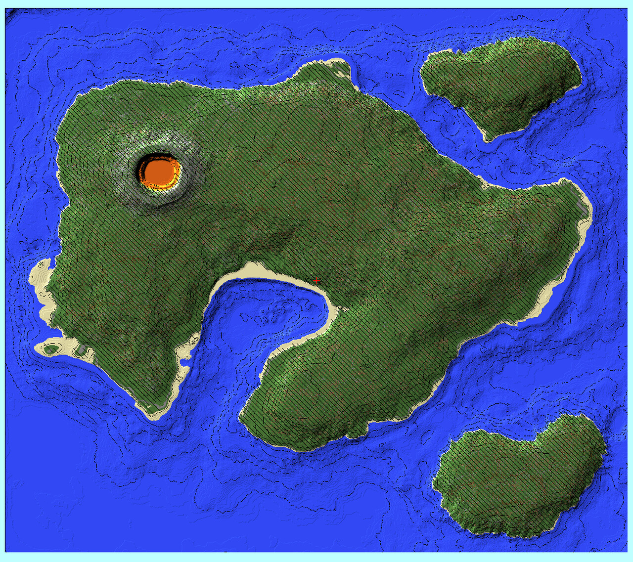 My very First Minecraft Custom Map Island! Minecraft Map