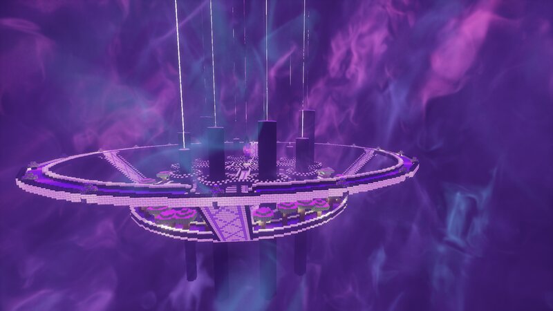 Beautiful end, built in survival Minecraft Map