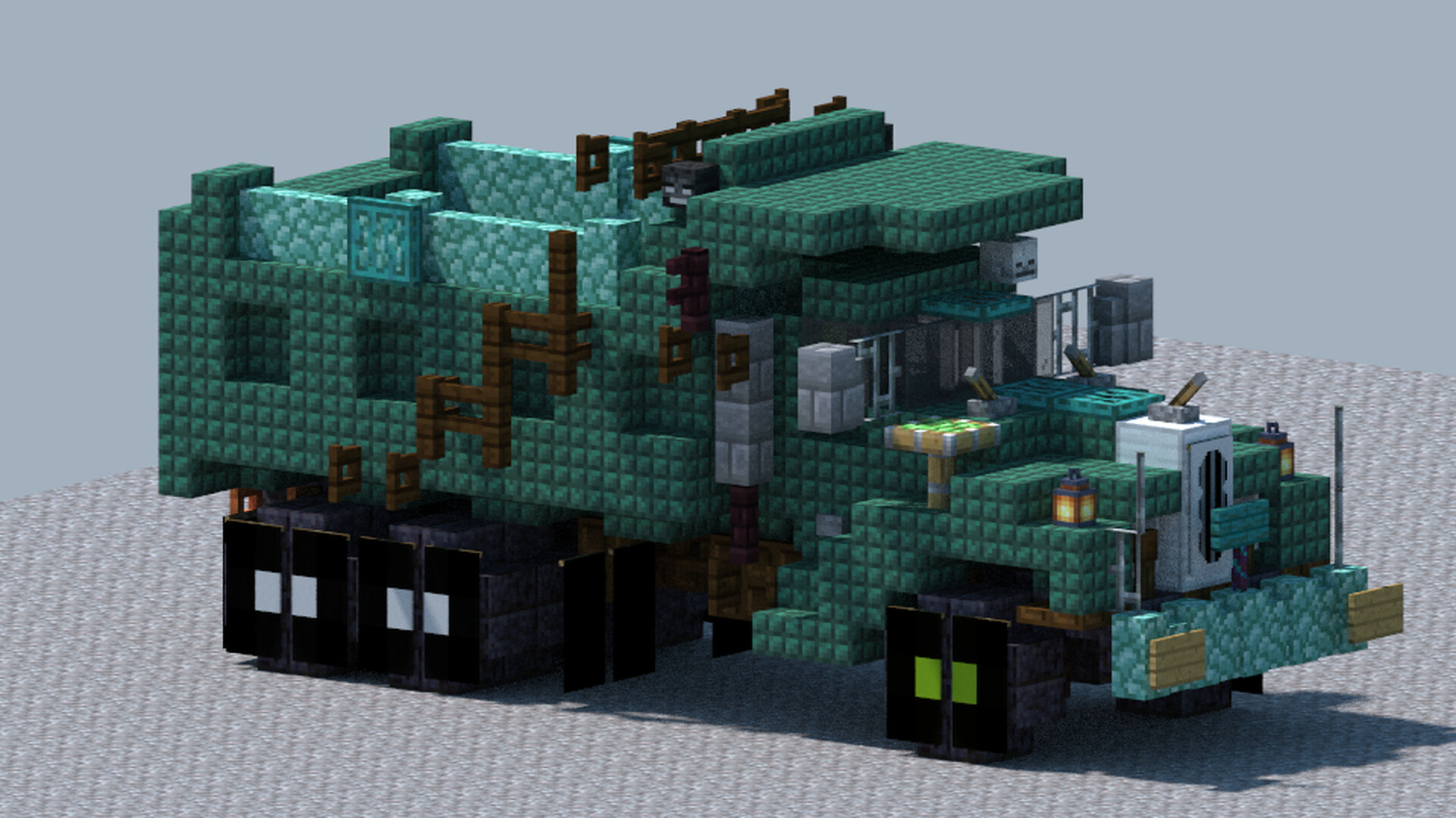 Mack B61 dump truck [With Download] Minecraft Map