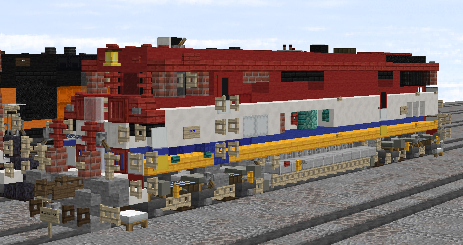GE Dash 8-40CM (BC Rail) Minecraft Map