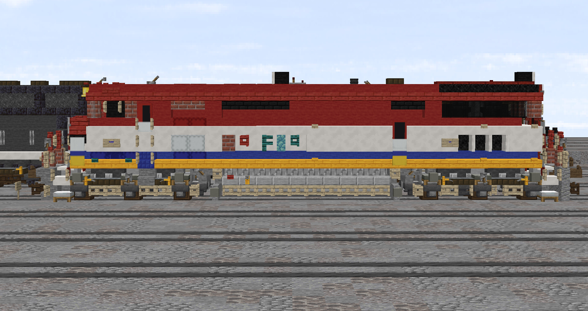 GE Dash 8-40CM (BC Rail) Minecraft Map
