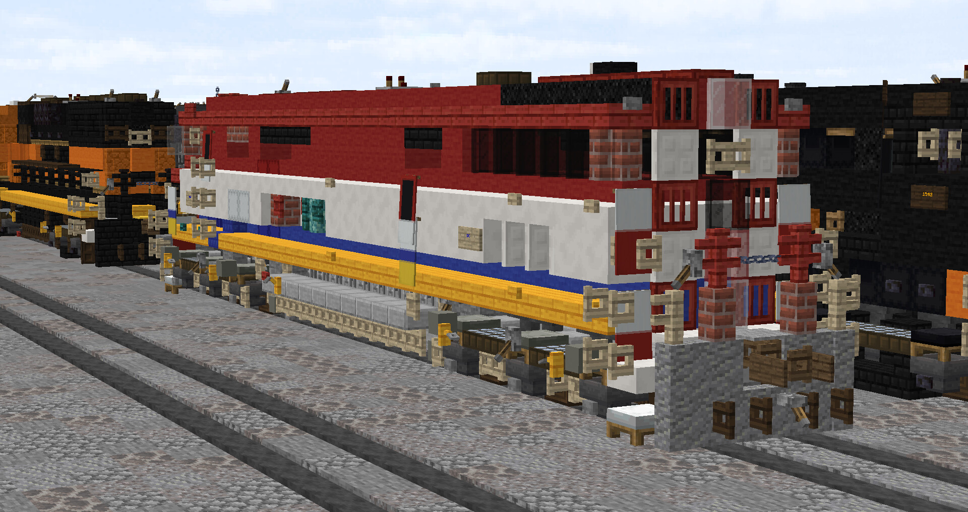 GE Dash 8-40CM (BC Rail) Minecraft Map