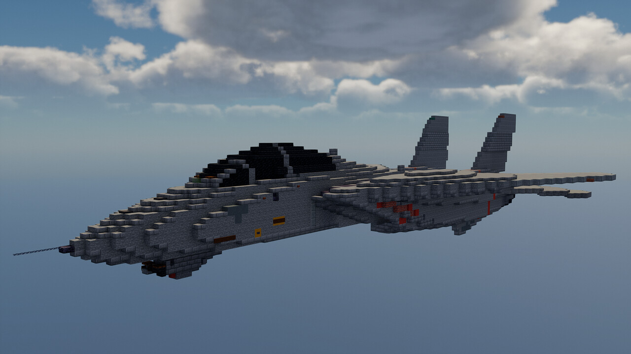 F-14 Tomcat (5:1 Scale) Minecraft Map