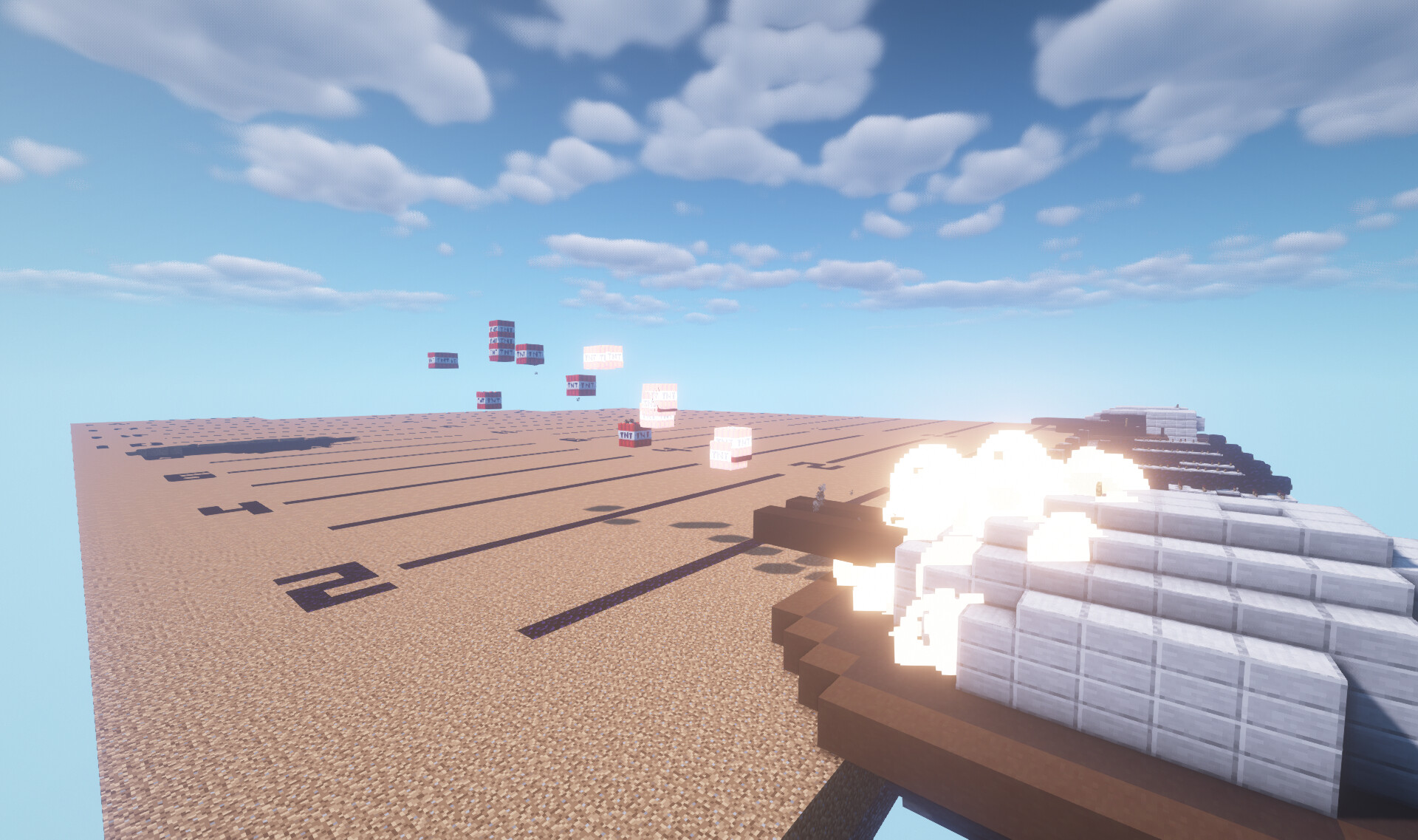 HST - Adjustable arc super-heavy TNT Cannon Turret Minecraft Map