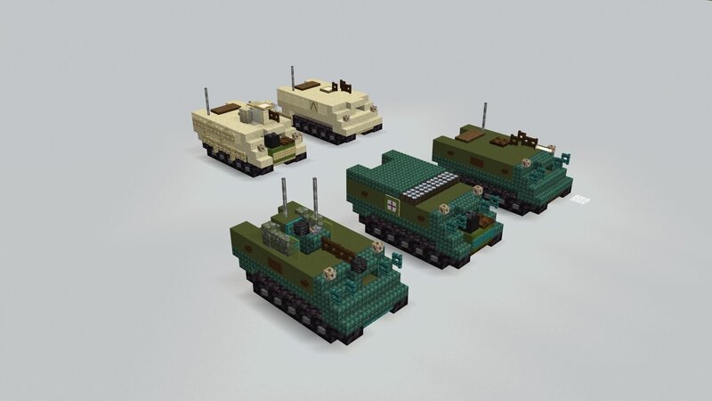 M113 Apc 1.5:1 Minecraft Map