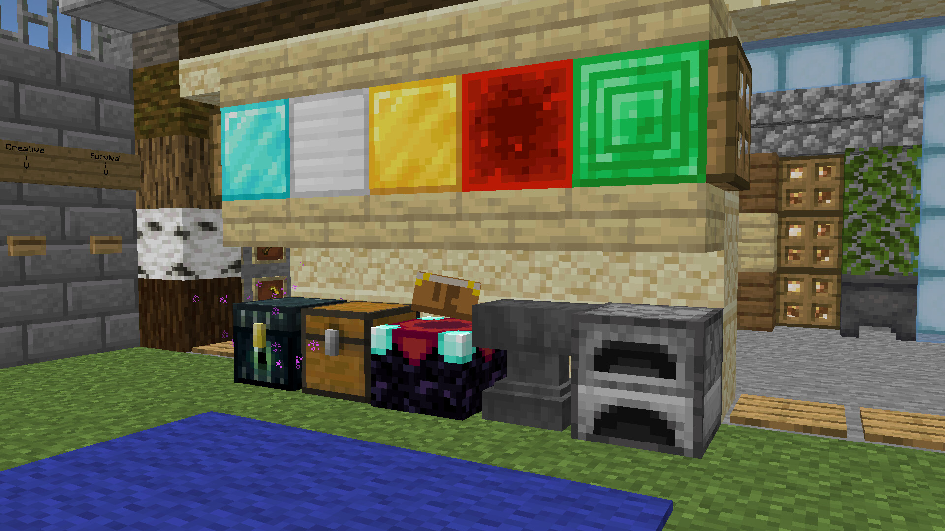 Texture-Pack Showcasing map Minecraft Map