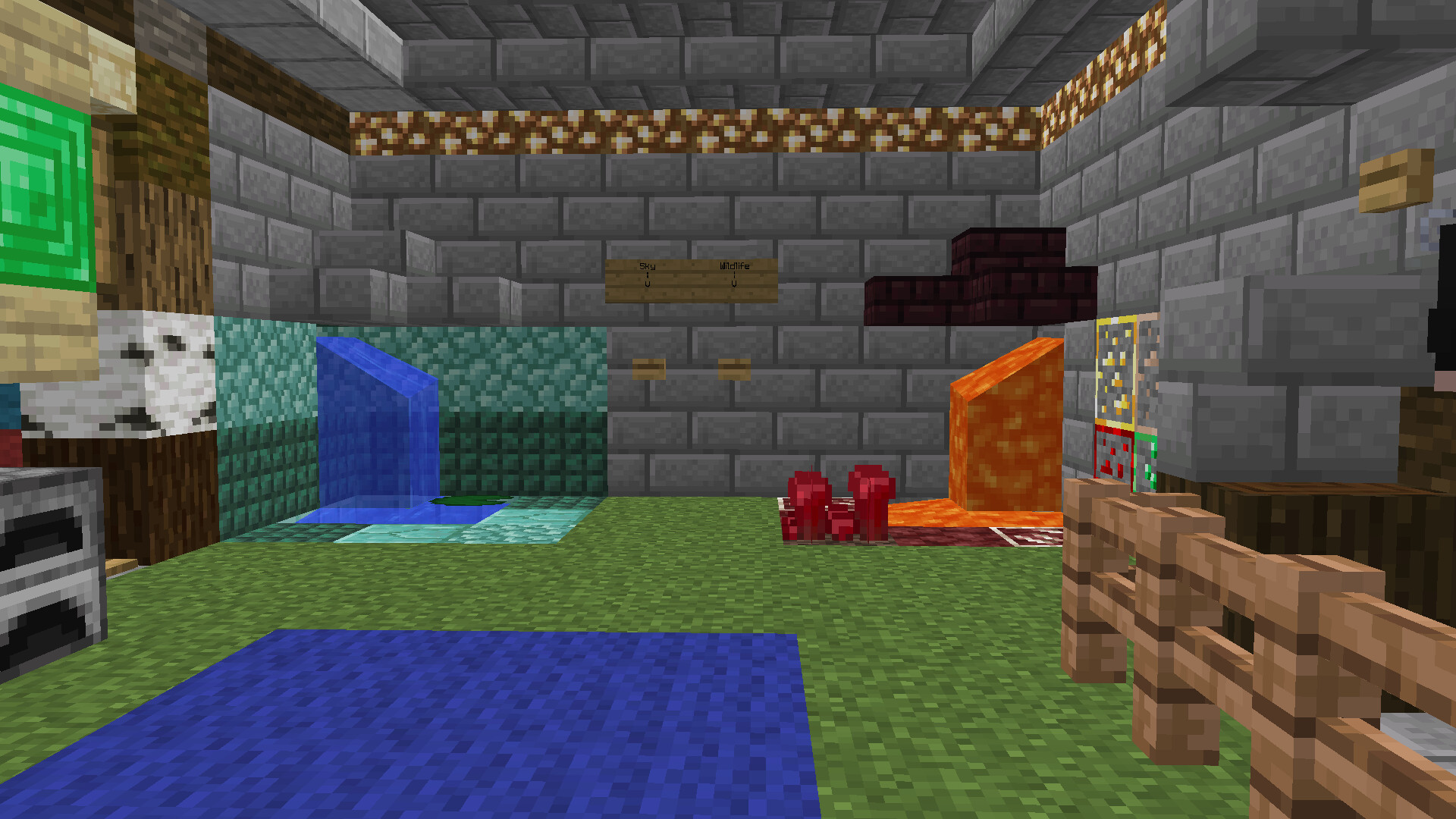 Texture-Pack Showcasing map Minecraft Map