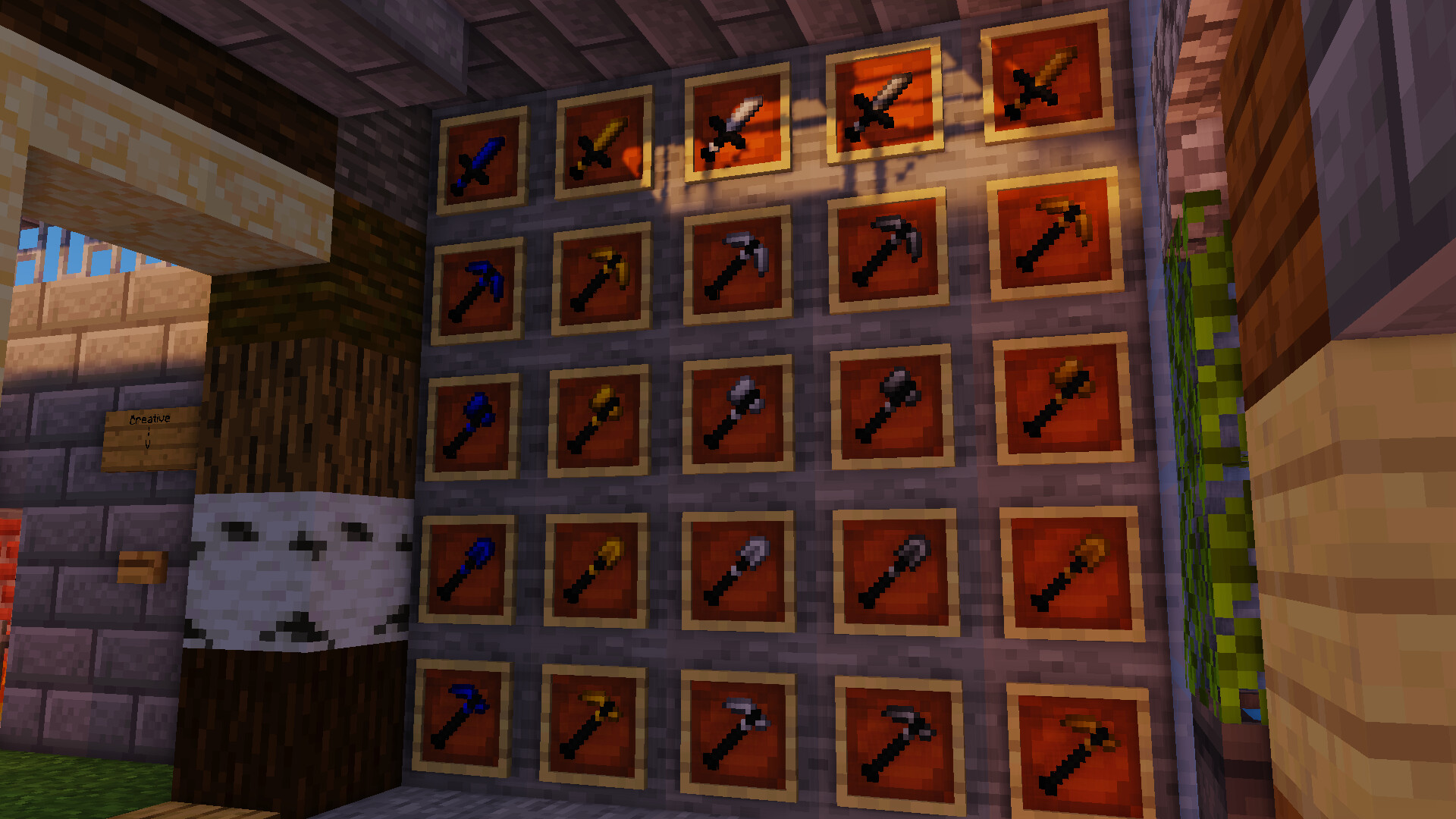 Texture-Pack Showcasing map Minecraft Map