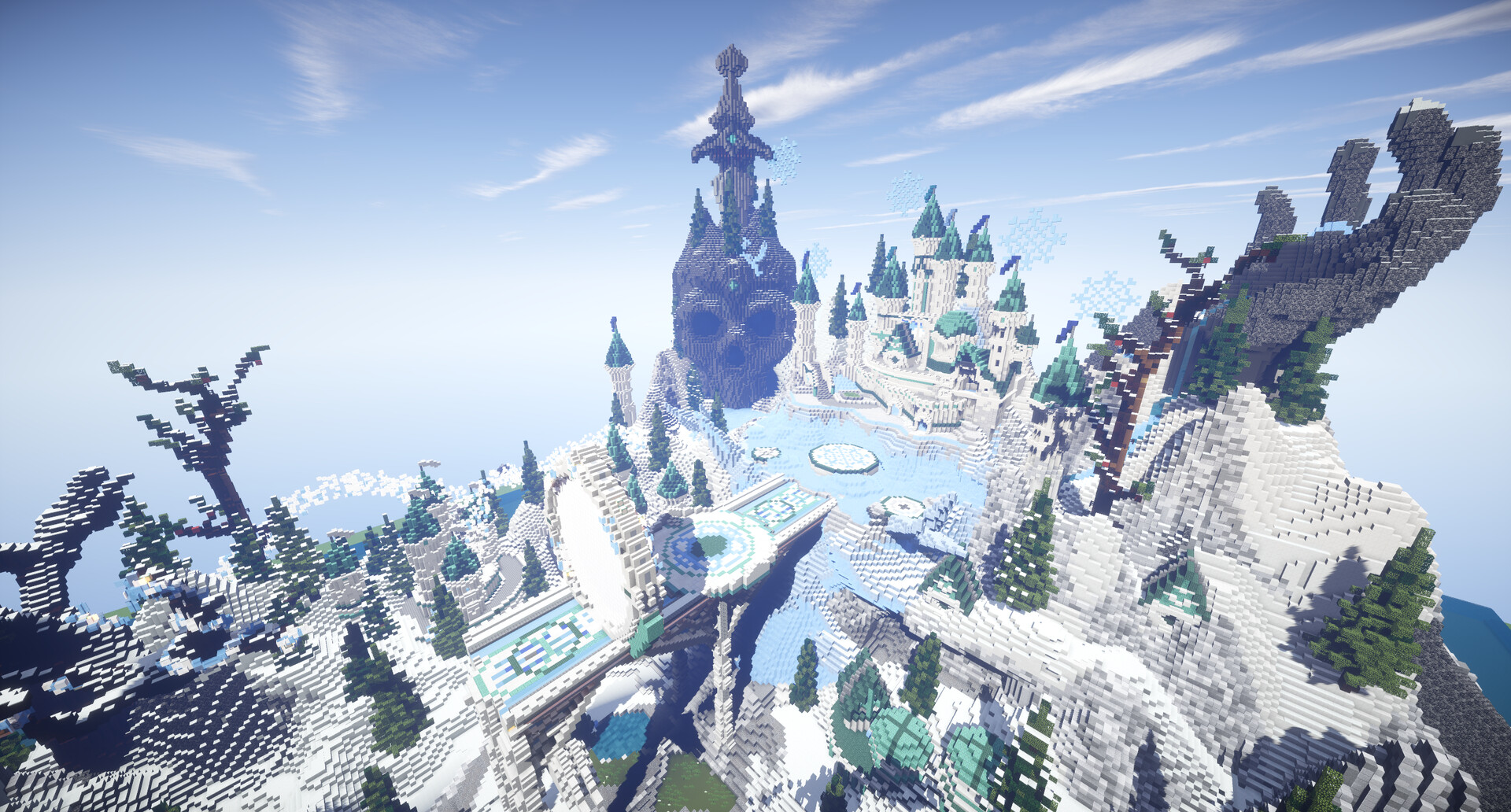 Frozen Hub/Lobby Map [Organics] Minecraft Map