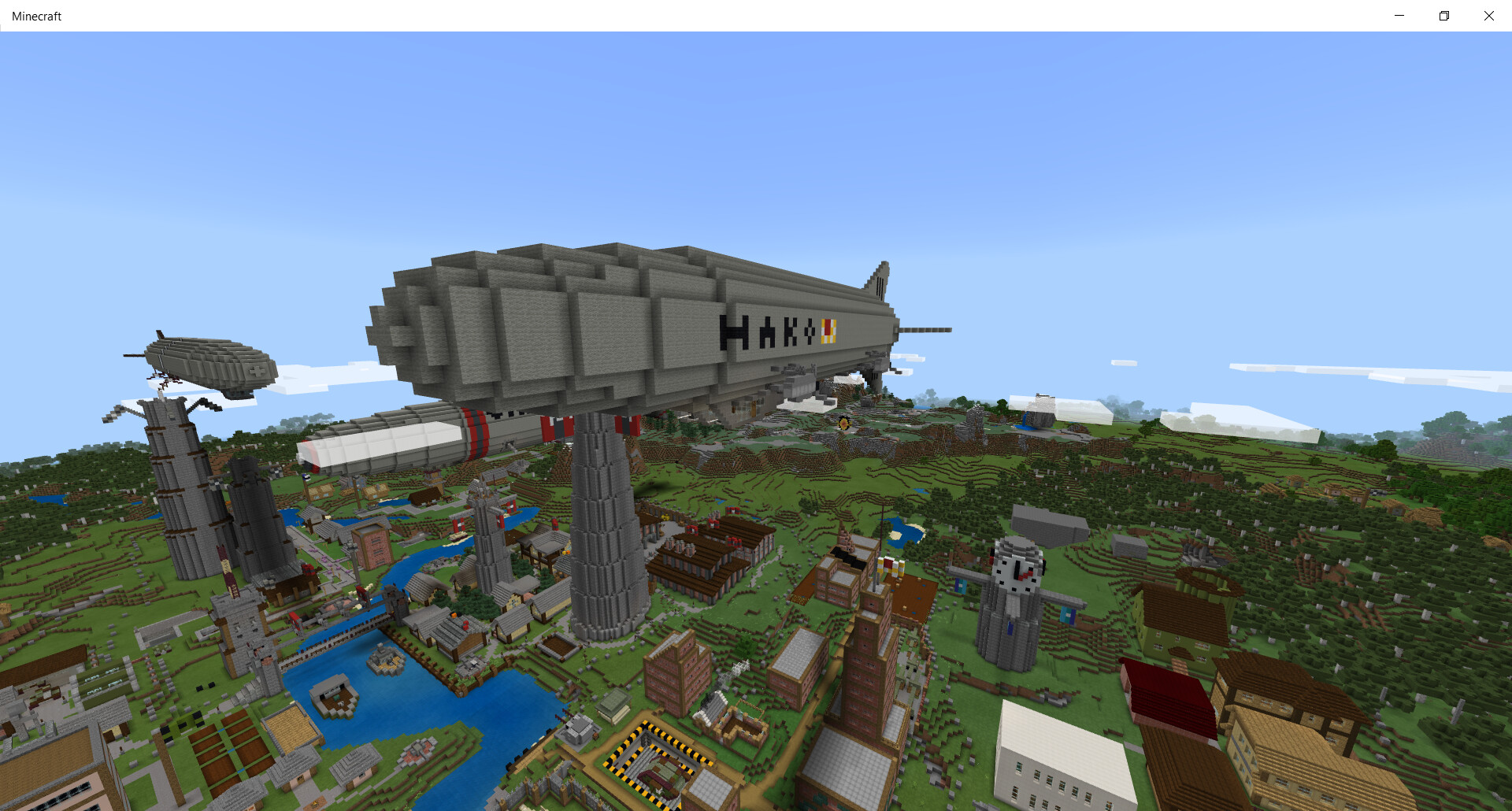 Jainese Zeppelins (Hako, Kogo, Henterprise) Minecraft Map