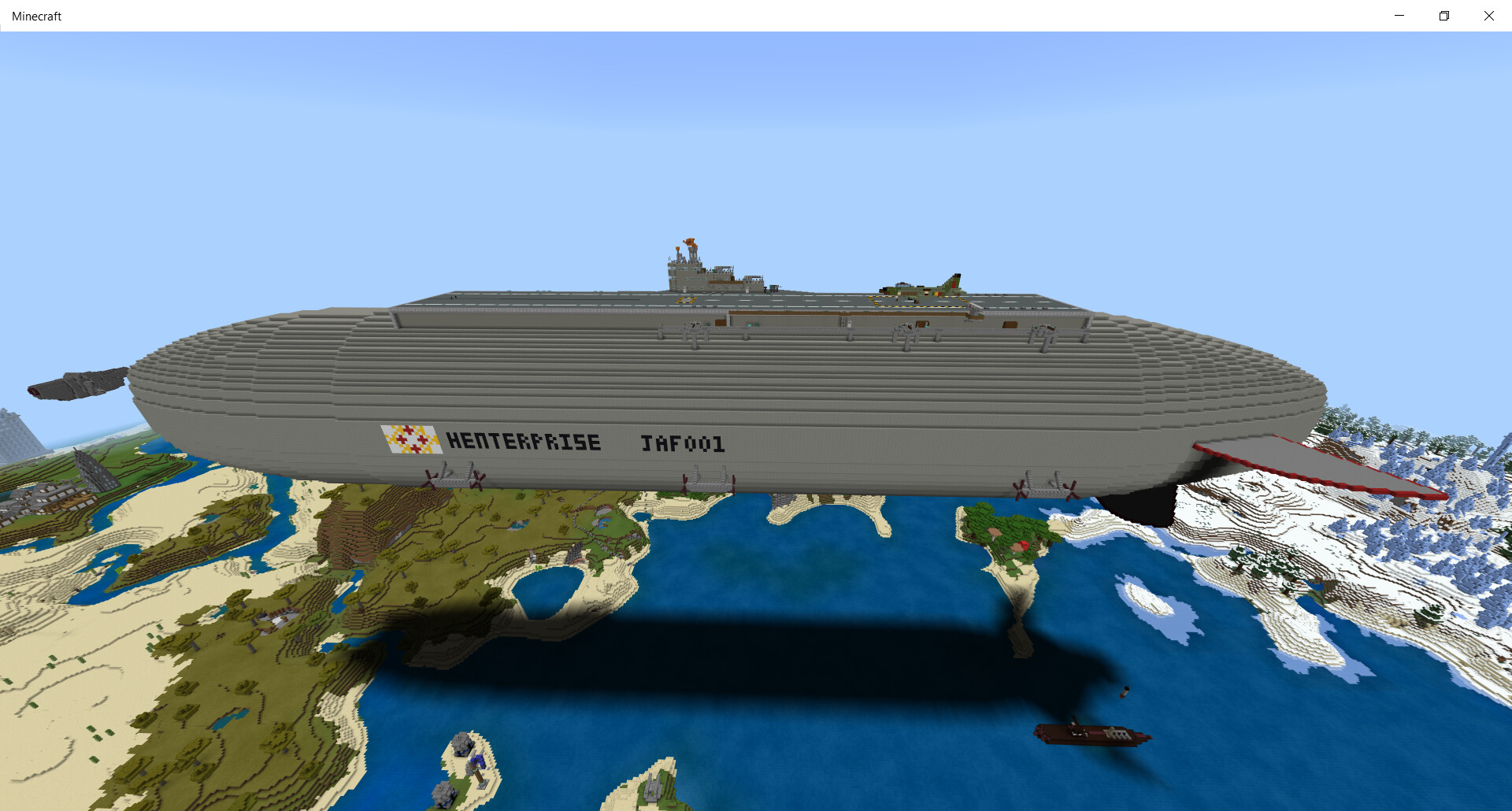 Jainese Zeppelins (Hako, Kogo, Henterprise) Minecraft Map