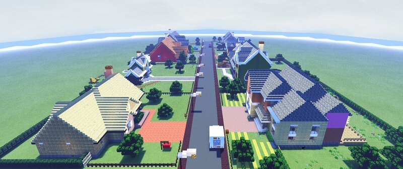 Aphmau's MyStreet Build Minecraft Map