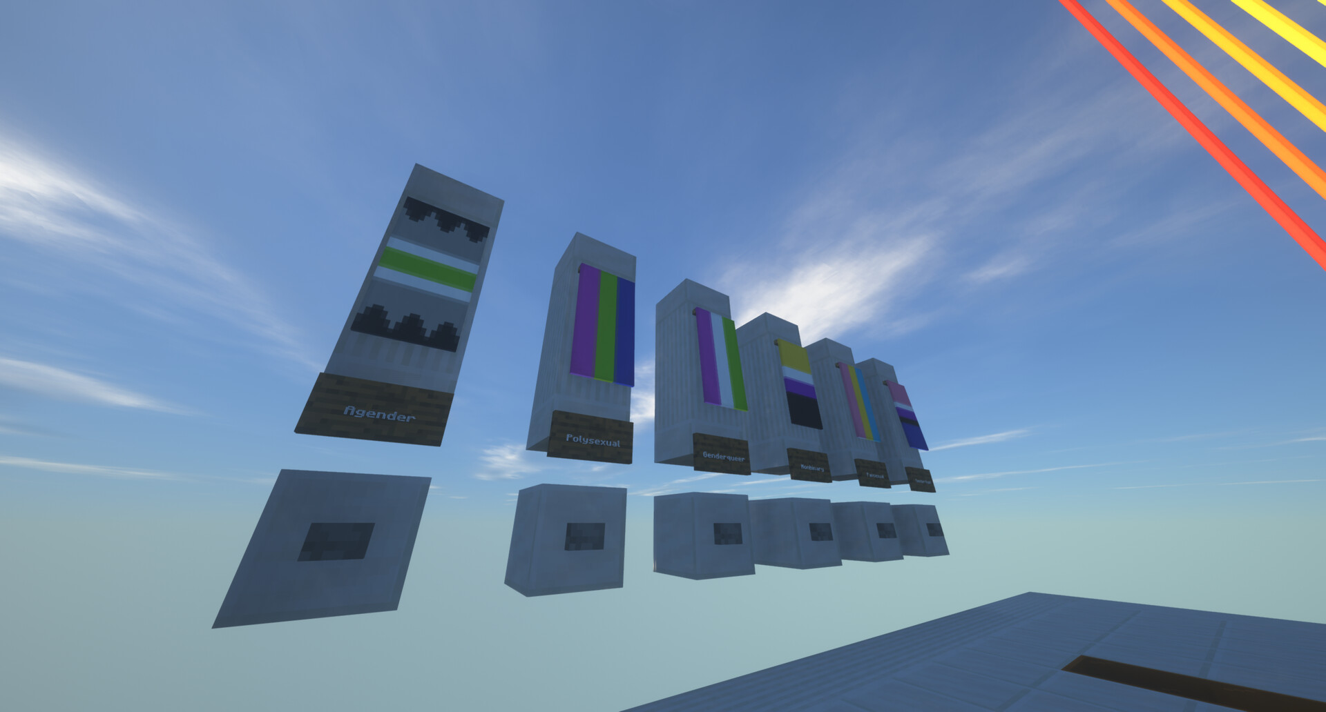 Rainbow Rush - Race for the Wool - Java Version Minecraft Map