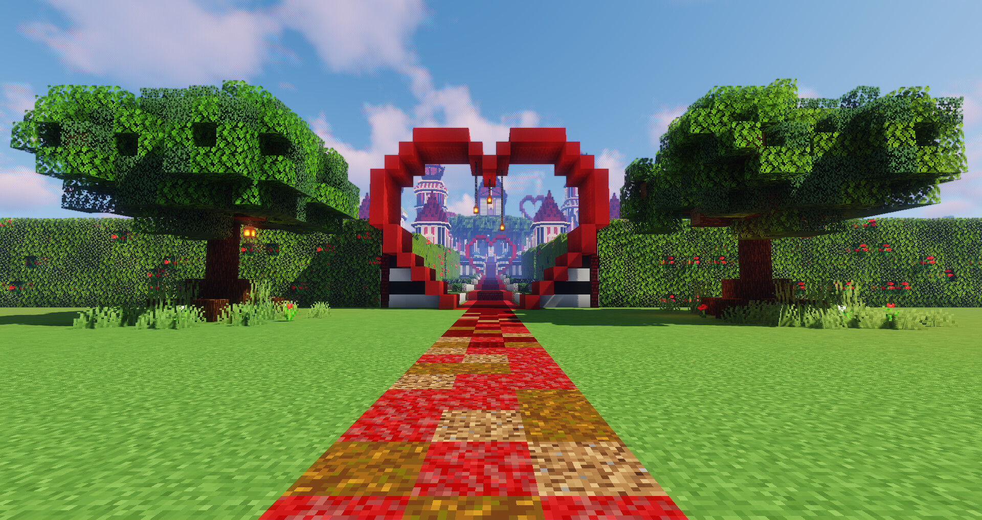 Queen Of Hearts Castle Minecraft Map