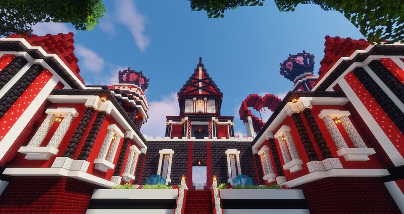 Queen Of Hearts Castle Minecraft Map