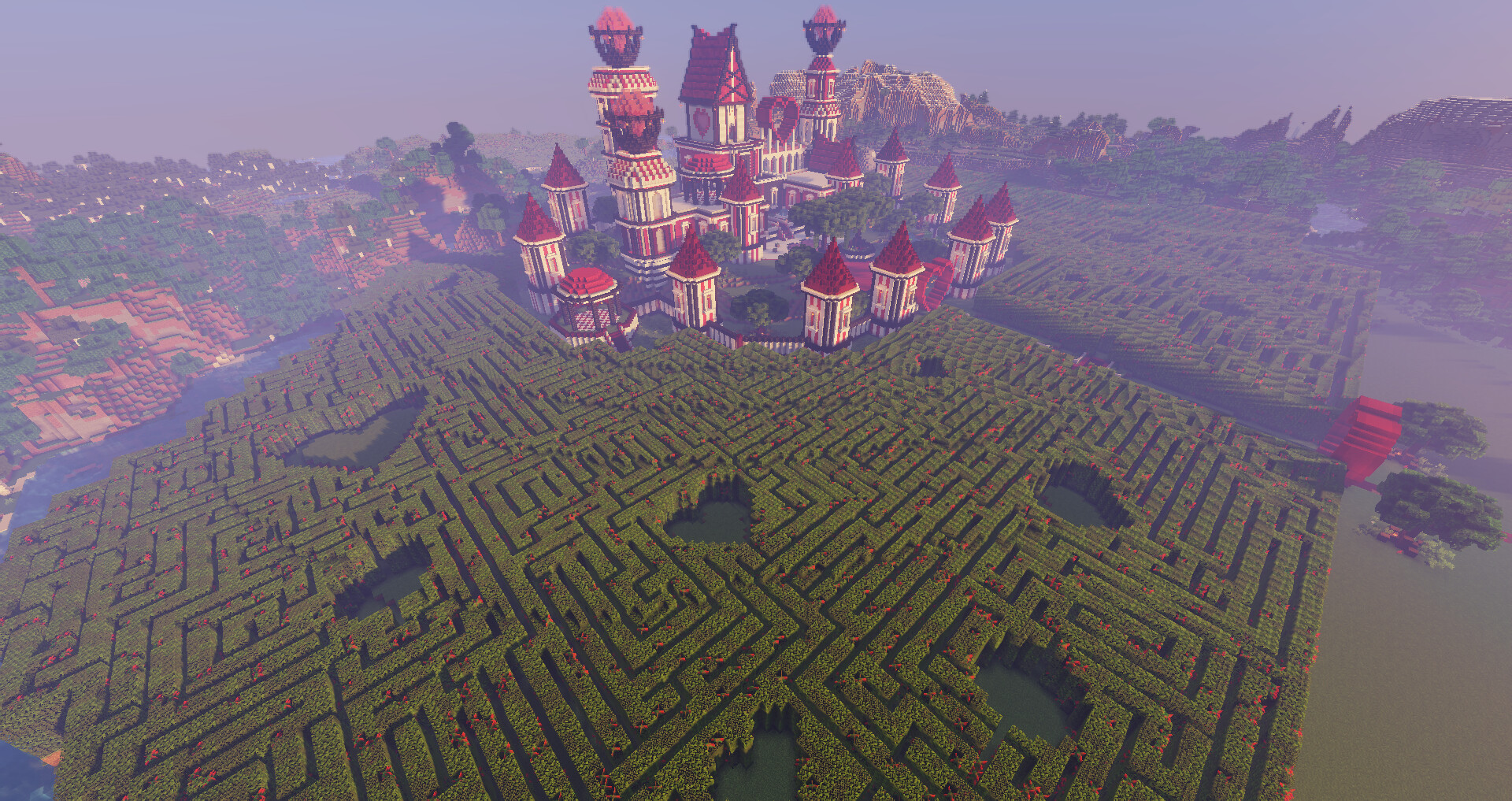 Queen Of Hearts Castle Minecraft Map