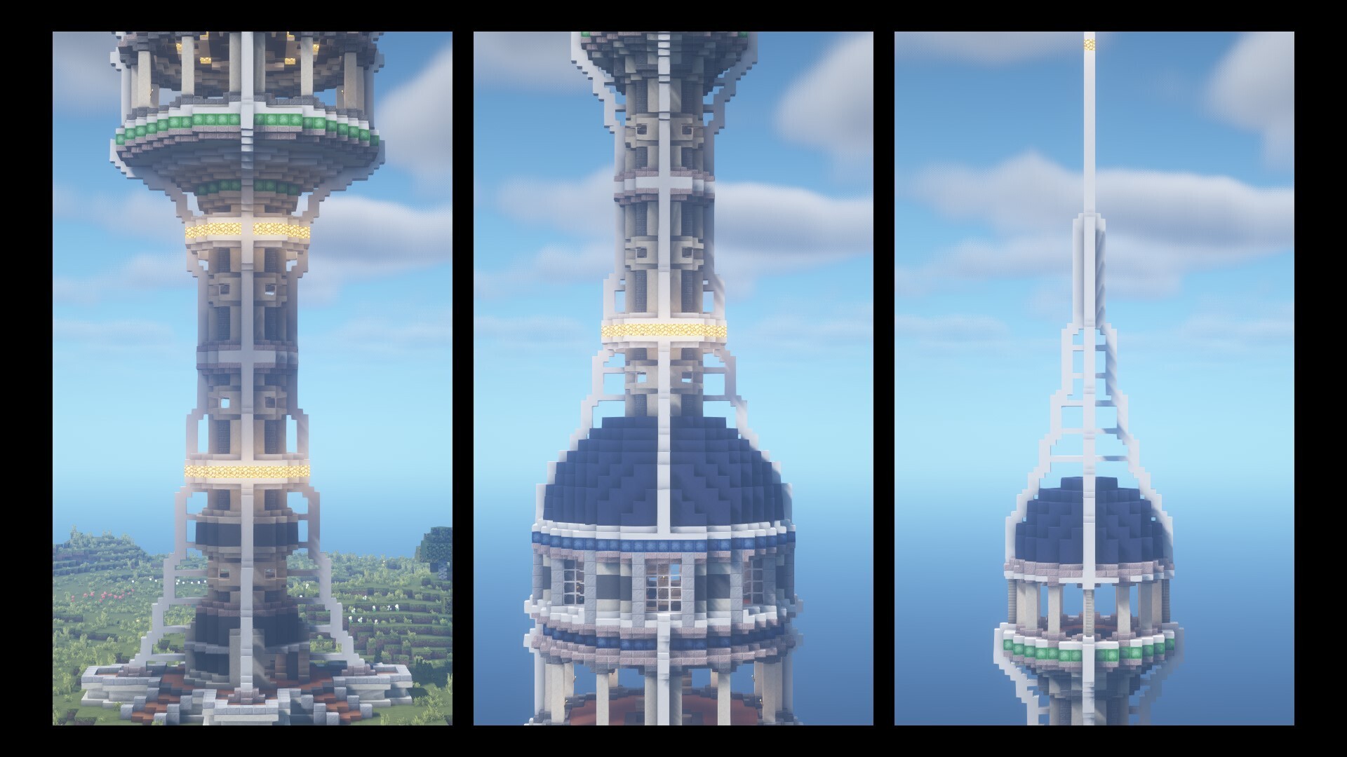 Fantasy Tower 550ft Minecraft Map