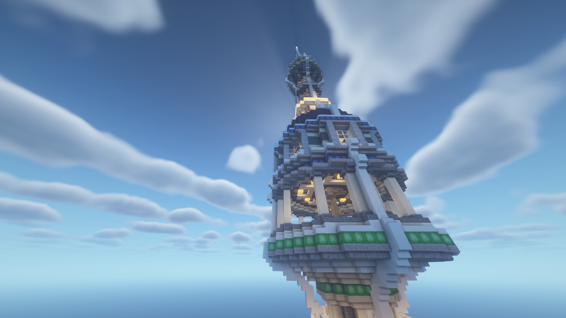 Fantasy Tower 550ft Minecraft Map