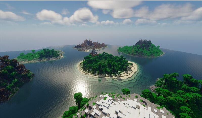 Tropical Survival Islands Minecraft Map