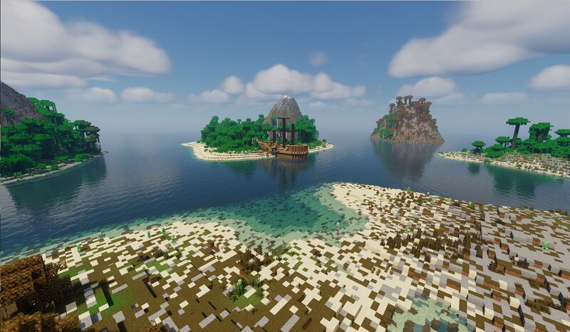 Tropical Survival Islands Minecraft Map