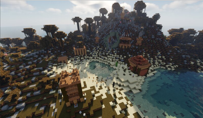 Tropical Survival Islands Minecraft Map