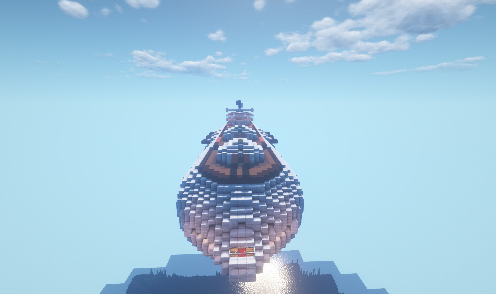 Movecraft Air Battleship - Richelieu-class Battleship Minecraft Map