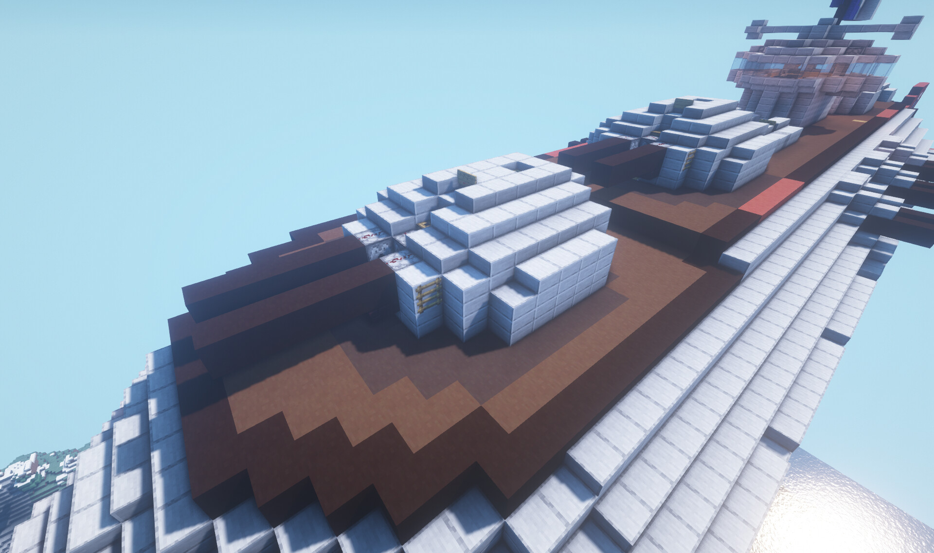 Movecraft Air Battleship - Richelieu-class Battleship Minecraft Map