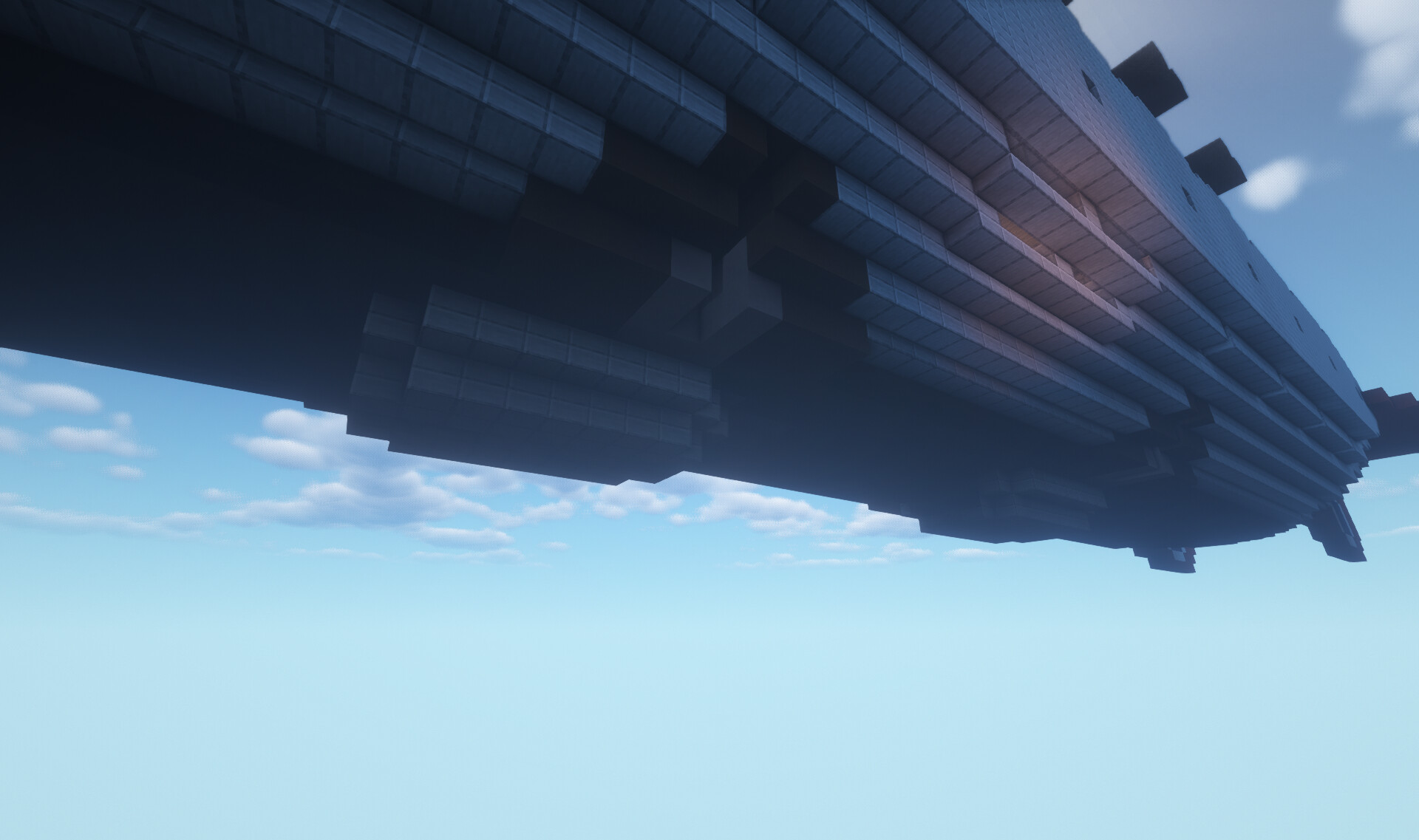 Movecraft Air Battleship - Richelieu-class Battleship Minecraft Map