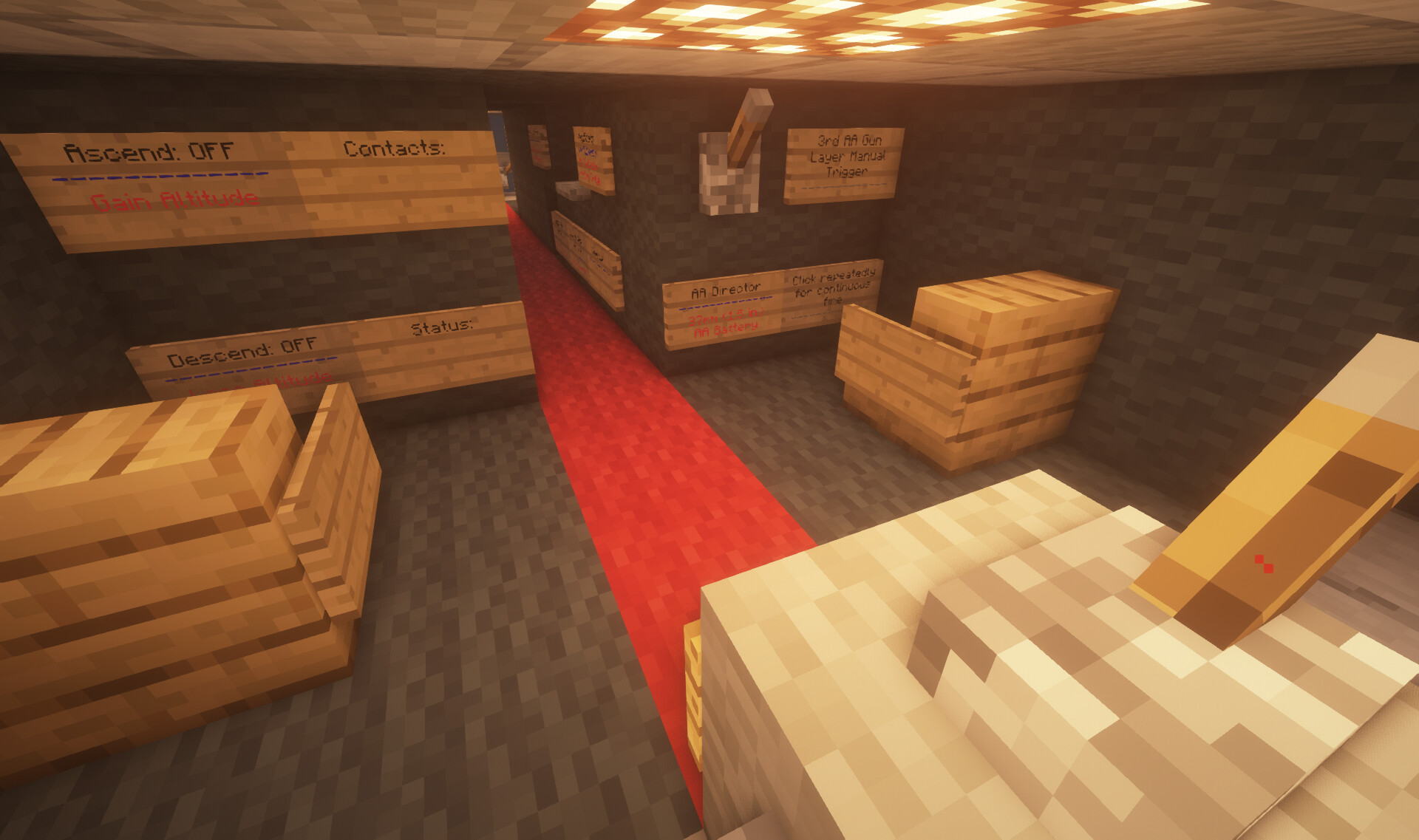 Movecraft Air Battleship - Richelieu-class Battleship Minecraft Map