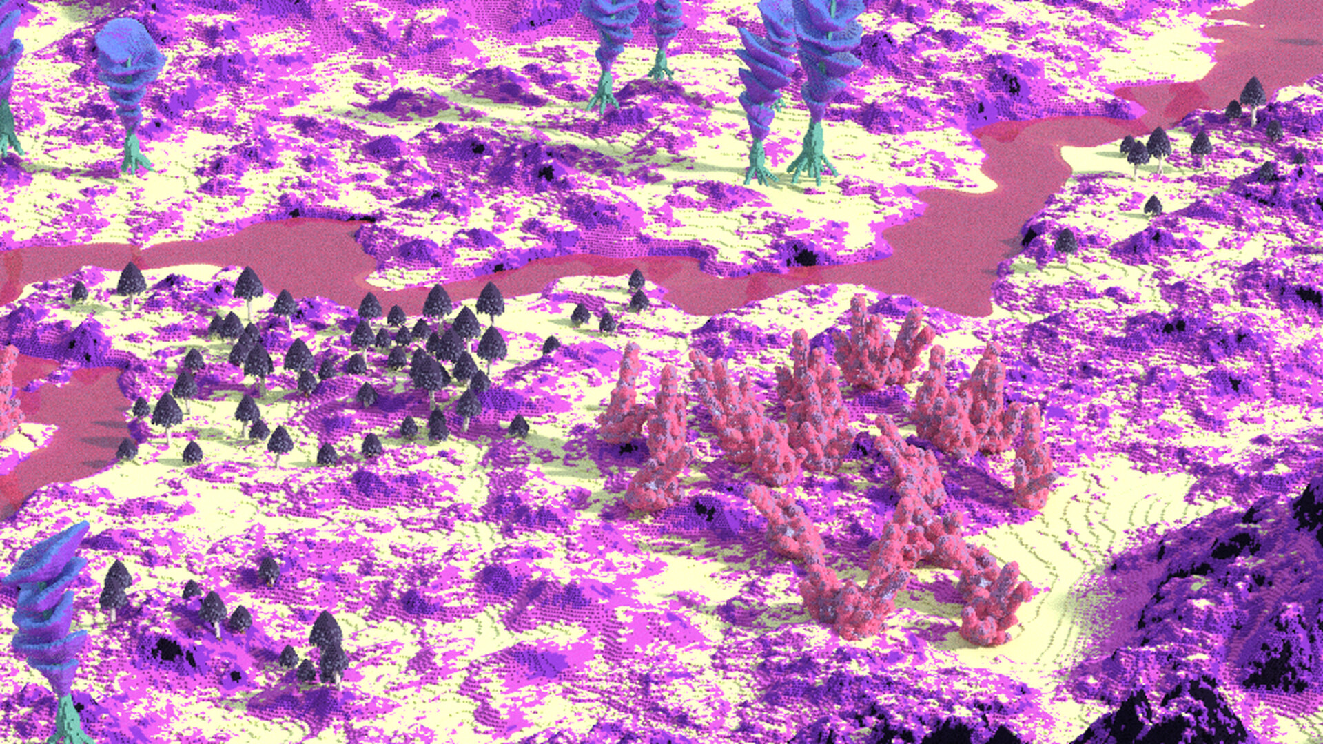 Alien World - 1.5k by 1.5k Minecraft Map