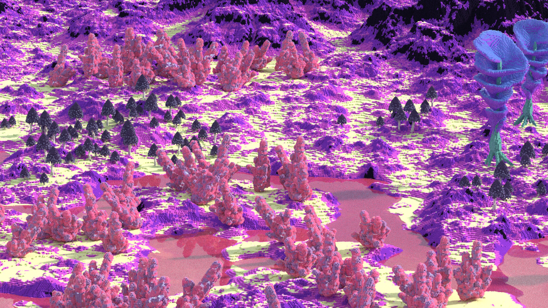 Alien World - 1.5k by 1.5k Minecraft Map