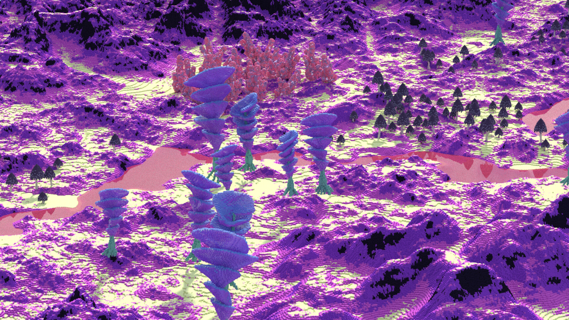 Alien World - 1.5k by 1.5k Minecraft Map